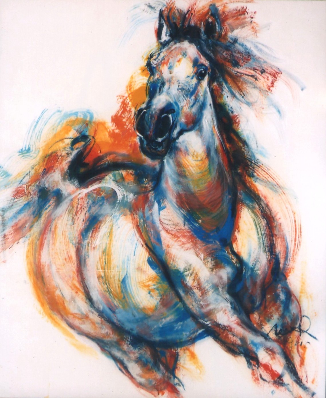 Les chevaux - Jean-Yves Texier - Artiste Peintre